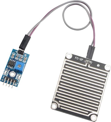 Haljia Rain Sensor Rainwater Raindrops Module Rain Detection Module