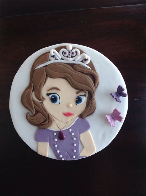 Sofia The First Fondant Cupcakes