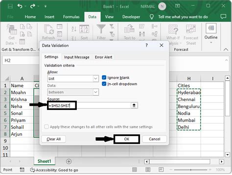如何在 Excel 单元格中创建或插入下拉列表 W3schools 教程