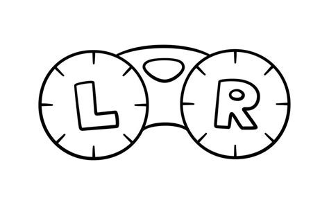 손으로 그린 콘택트 렌즈 컨테이너 아이콘 낙서 콘택트 렌즈 상자 Optometry 낙서 개체 벡터 일러스트 레이 션 흰색 배경에
