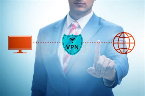 Virtual Private Network Vpn Cyber Concept Stock Image Image Of