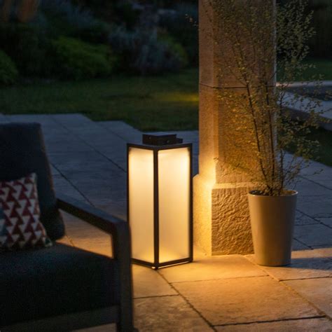 Linterna Solar Led Tradition Antracita Lampara Es