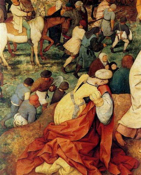 Pieter Bruegel The Elder The Procession To Calvary Woman In Tears Cine Bruegel El Viejo