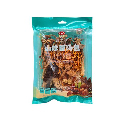 菇太郎菌汤包六种菌菇菌菇汤料羊肚菌干货炖汤食材菌菇汤料包菌类虎窝淘