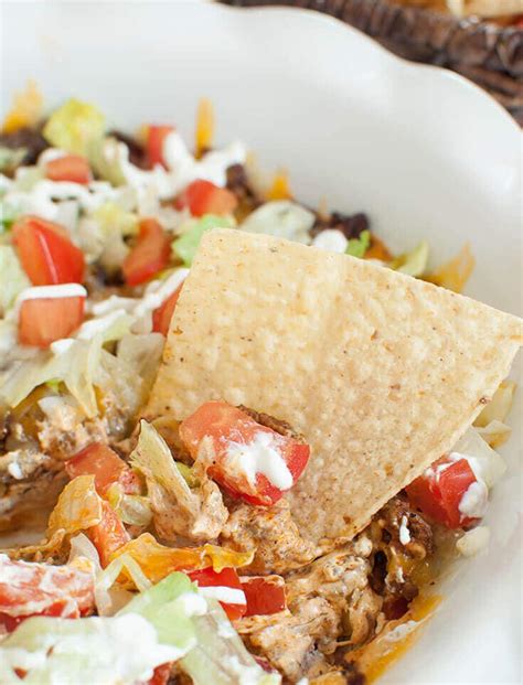 Easy Taco Dip With Ground Beef
