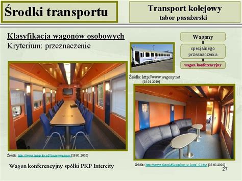 Rodki Transportu Transport Kolejowy Tabor Pasaerski Kolejowe Rodki