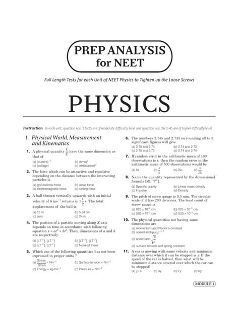 Neet Phy Pdf Rotation Around A Fixed Axis Torque