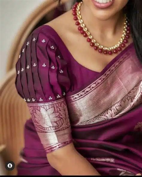 30 Latest Puff Sleeves Blouse Designs 2024