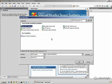 Ajax Creating ASP NET Ajax Applications With VS And VS Part Wmv YouTube