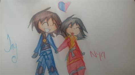 Ninjago Jay X Nya By Ninjagomonster On Deviantart