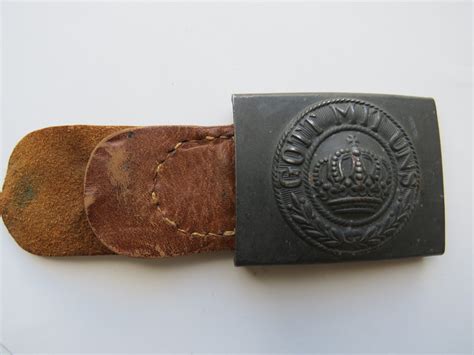 World War One Imperial German Belt Buckle Malcolm Wagner Militaria