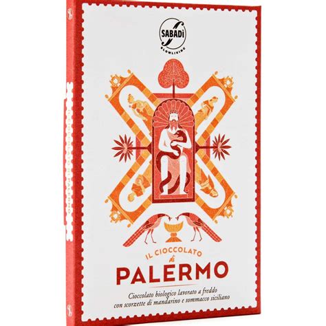 Sabadi Palermo Mandarin And Sumac Dark Chocolate 60 État De Choc