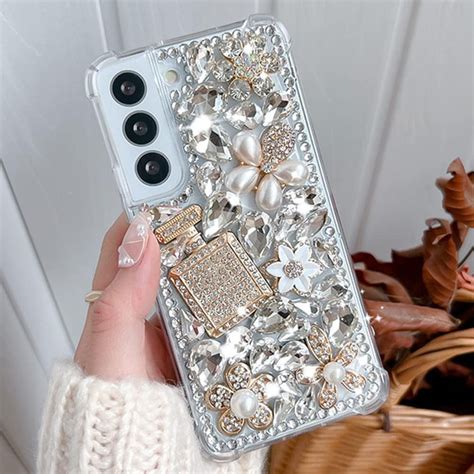 For Samsung Galaxy S22 Ultra Luxury Case For Women Bling Case For