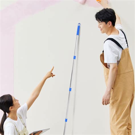 Goohochy 1 Set Of Paint Roller Handle Paint Pole Extension Household