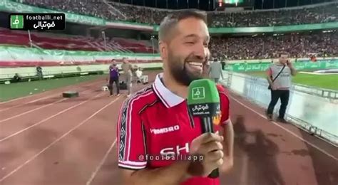 محمد امین کریم پور در بین تماشاچیان جام حذفی