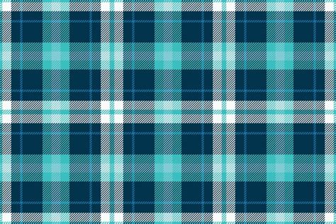 Plaid Background Check Seamless Pattern In Blue Fabric Texture For
