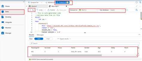 Level 2 Of The Stairway To Synapse Analytics Analyze Data In Storage Account Using The
