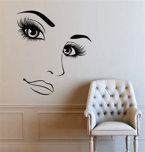 Hairdressing Hair Shop Wall Decals Beauty Salon Vinyl Wall Sticker