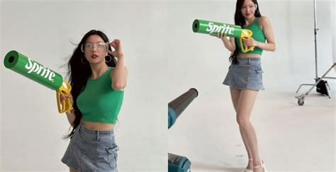 권은비 글래머 몸매 제대로 뽐냈네크롭티 입고 S라인 자랑