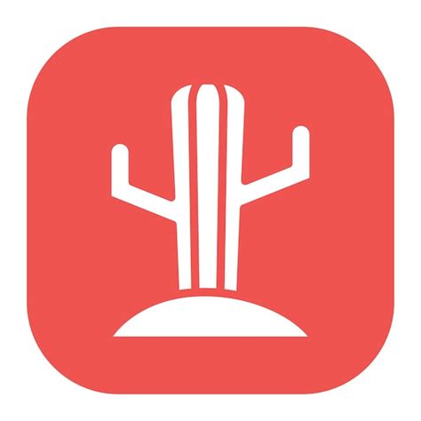 Ilustración Del Vector Del Cactus Vector Premium