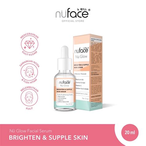 Jual NUFACE Nu Glow Face Serum Brighten Supple Acne Prone Care