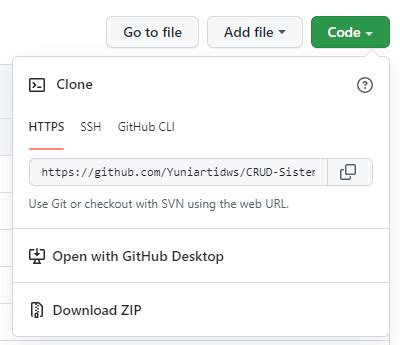 GitHub Yuniartidws CRUD Sistem Informasi Koperasi Website CRUD Sederhana Sistem Informasi