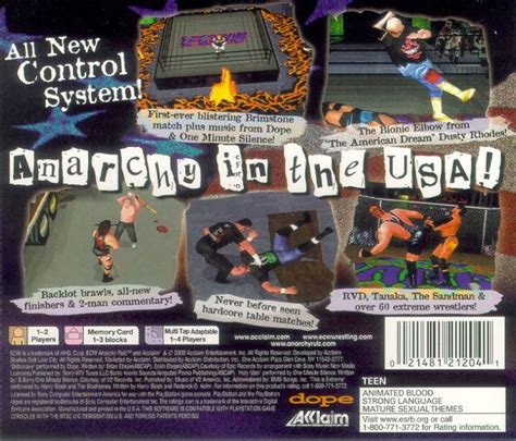 ECW Anarchy Rulz Images LaunchBox Games Database