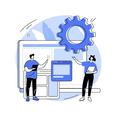 premium vector website development abstract concept vector illustration