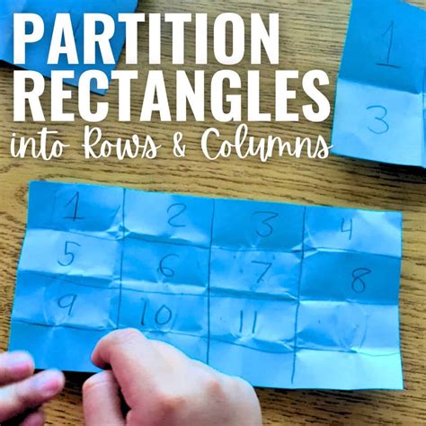 Partition Rectangles Into Rows And Columns