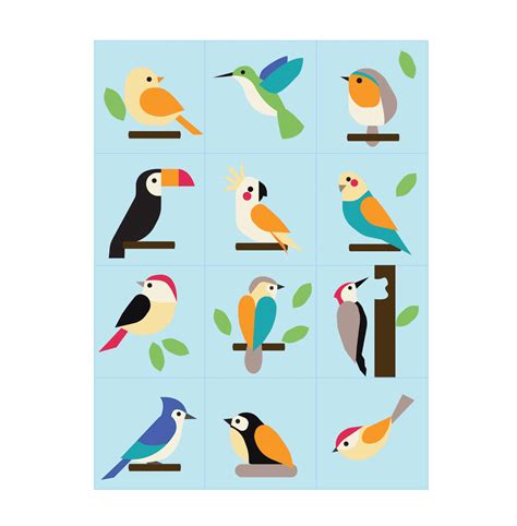 The Bird Watcher BOM 2024 Pre Cut Wool Blocks WonderFil Specialty