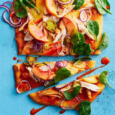 Peach And Buffalo Chicken Pizza Recipe Woolworths