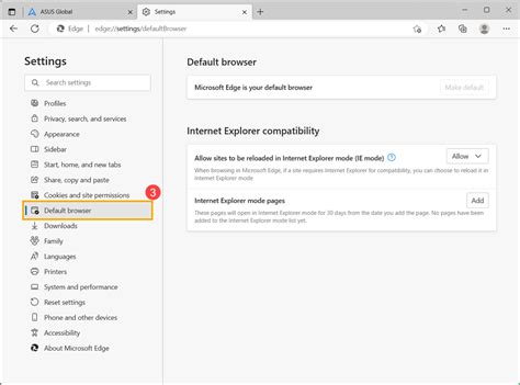 Windows 1110 วิธีเปิดปิดโหมด Internet Explorer ใน Microsoft Edge การสนับสนุนอย่างเป็น
