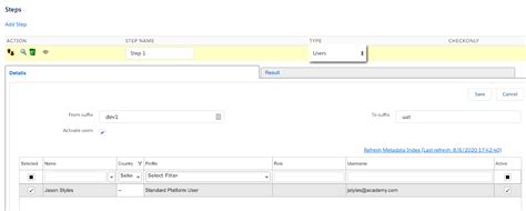 deployment step users copado solutions documentation
