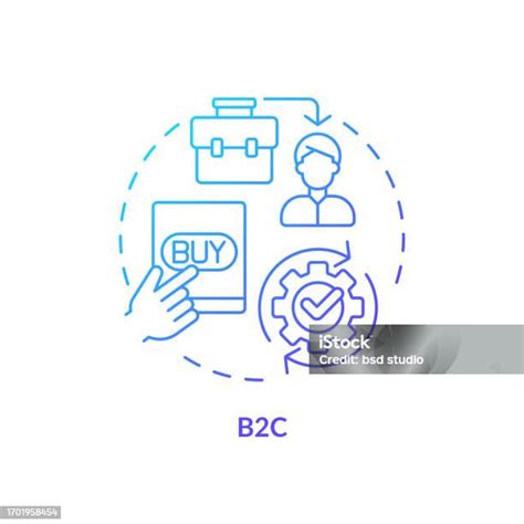 2d 그라데이션 씬 리니어 아이콘 B2c 개념 2차 도형에 대한 스톡 벡터 아트 및 기타 이미지 2차 도형 가격 개념