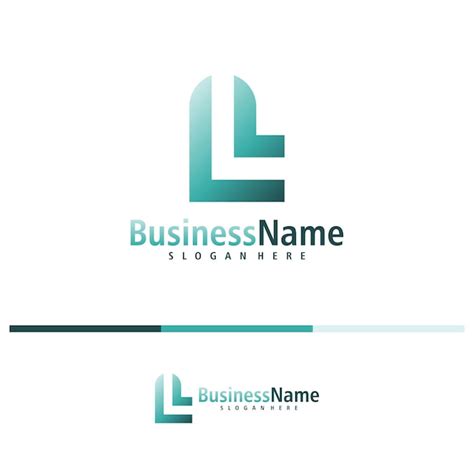 Вектор дизайна логотипа буквы L Creative Initial L шаблон концепций логотипа Премиум векторы