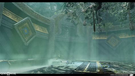 An Image Of A Futuristic Environment With Trees