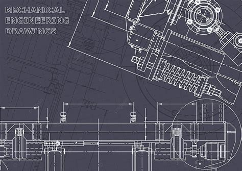 Computer Aided Design Systems Background Factory Document Blueprint