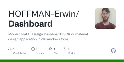 GitHub HOFFMAN Erwin Dashboard Modern Flat UI Design Dashboard In C Or Material Design