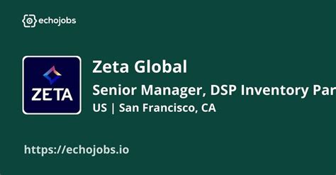 Hiring Senior Manager Dsp Inventory Partnerships Usd 100k 130k [san