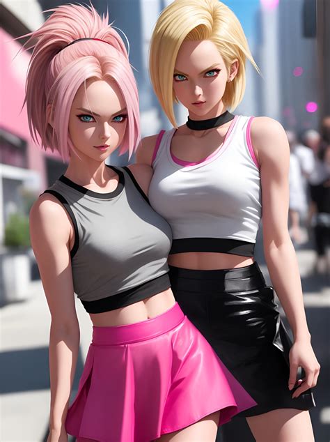 Android 18 Bulma By Androidw09 On Deviantart