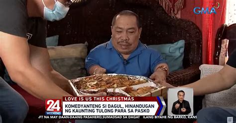 Dagul Receives Noche Buena Package Other Ts From Gma Integrated News Gma Kapuso Foundation