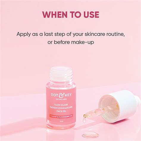 Buy Dot And Key Glow Elixir Radiance Enhancing Face Oil 20 Ml Online At
