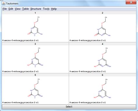 Tautomer Generation Plugin Chemaxon Docs