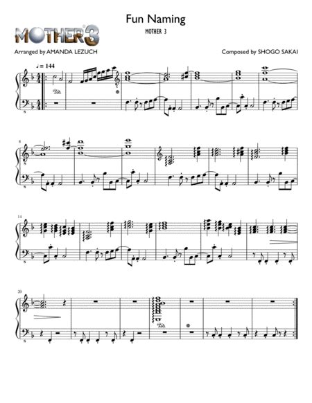 Hentai Yoikono Uta Arr Amanda Lezuch By Keiichi Suzuki Sheet Music For Piano Solo At Sheet