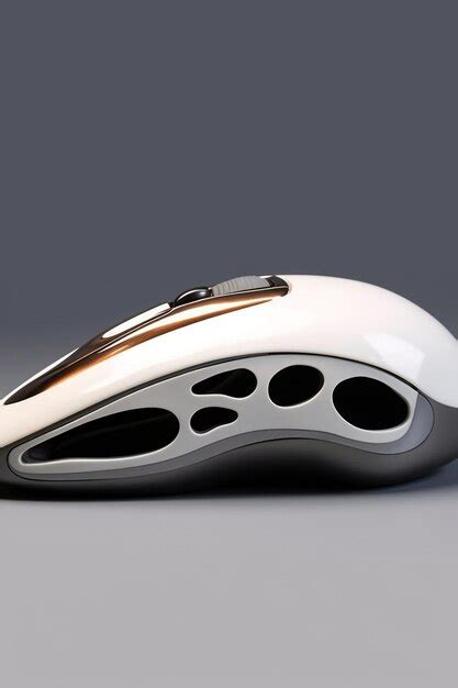 Premium Ai Image Ergonomic Mouse With Hollow Design
