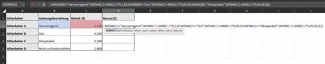 Excel Wenn Formeln Verschachtelt Einfach Erklärt Mit Beispielen