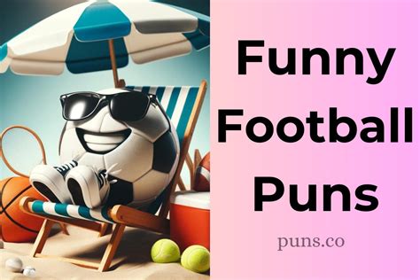 162 Football Puns To Kickstart Your Comic Relief