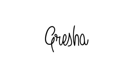 83 Gresha Name Signature Style Ideas Great E Signature