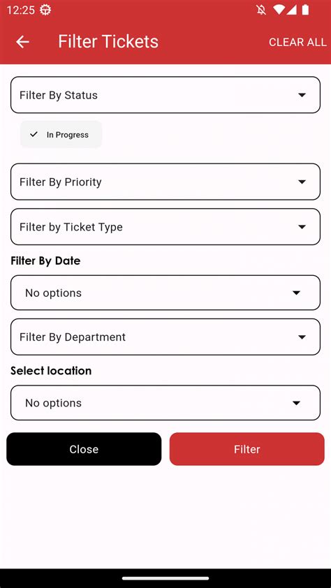 Service Ticket Filter Itm Docs