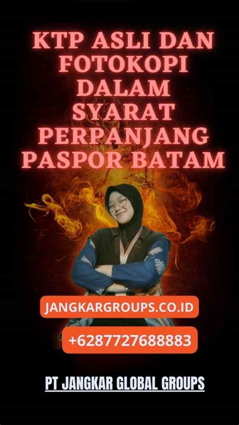 Syarat Perpanjang Paspor Batam Jangkar Global Groups